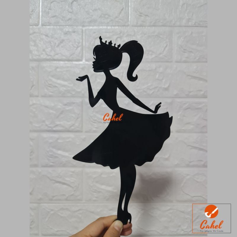 Lady Silhouette Debut 18th Birthday Cake Topper | Shopee Malaysia