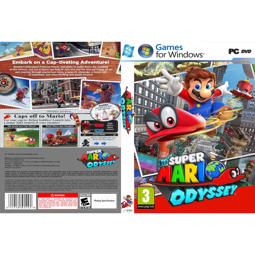 Super Mario Odyssey PC GAME [Offline INSTALLATION] | Shopee Malaysia