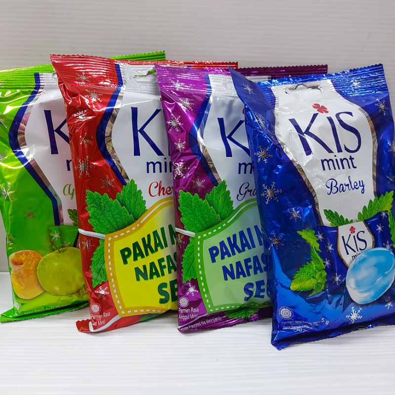 Permen Kis candy mint Kiss sac 125gr isi 50 butir | Shopee Malaysia