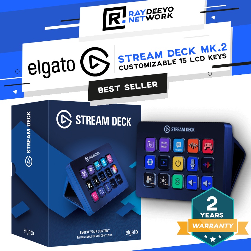 Elgato Stream Deck Series 6 8 15 32 Lcd Keys Streaming Content Controller Streamdeck Neo