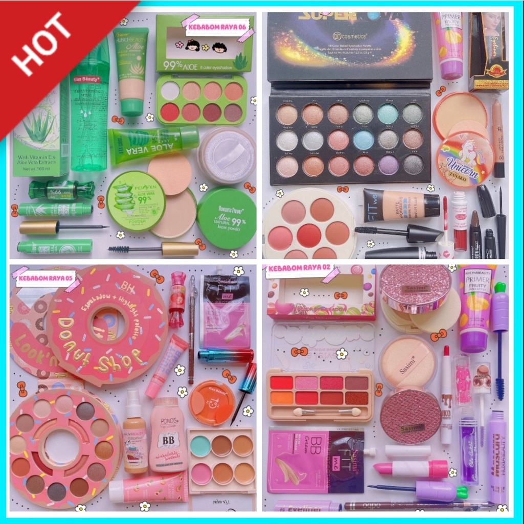 💥SET MEKAP BAJET MURAH KEBABOM! 💥 | Shopee Malaysia