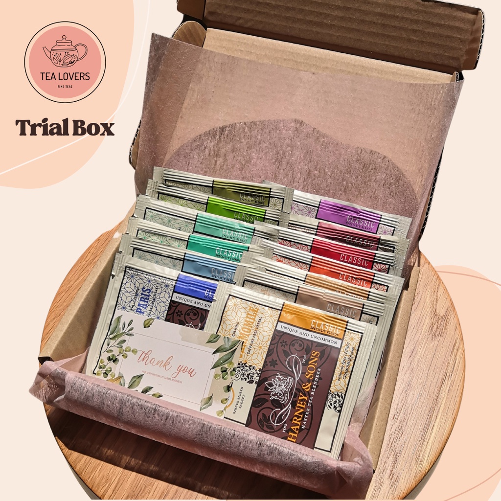 Harney & Sons Fine Teas, Trial Tea Box (13 sachets) Gift Box/Festive ...