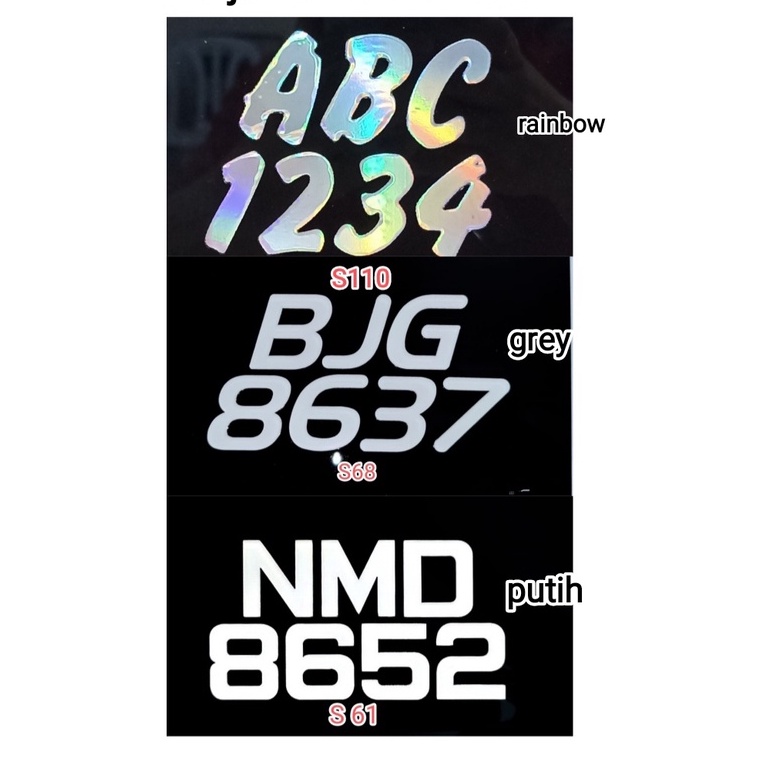 2D MOTOR NUMBER PLATE #2D NOMBOR PLATE MOTOR | Shopee Malaysia