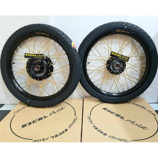 RXZ Set Takasago Excel Asia / Racing Boy 160x18 (Lidi Gold RCB) Hub SYS ...