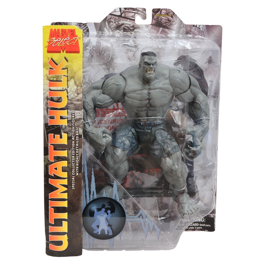 Marvel Select Ultimate Hulk 8" - Grey Hulk | Shopee Malaysia