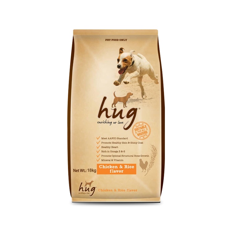 DDT Hug Premium Dry Dog Food 18KG ( Chicken & Rice , Lamb & Rice ...