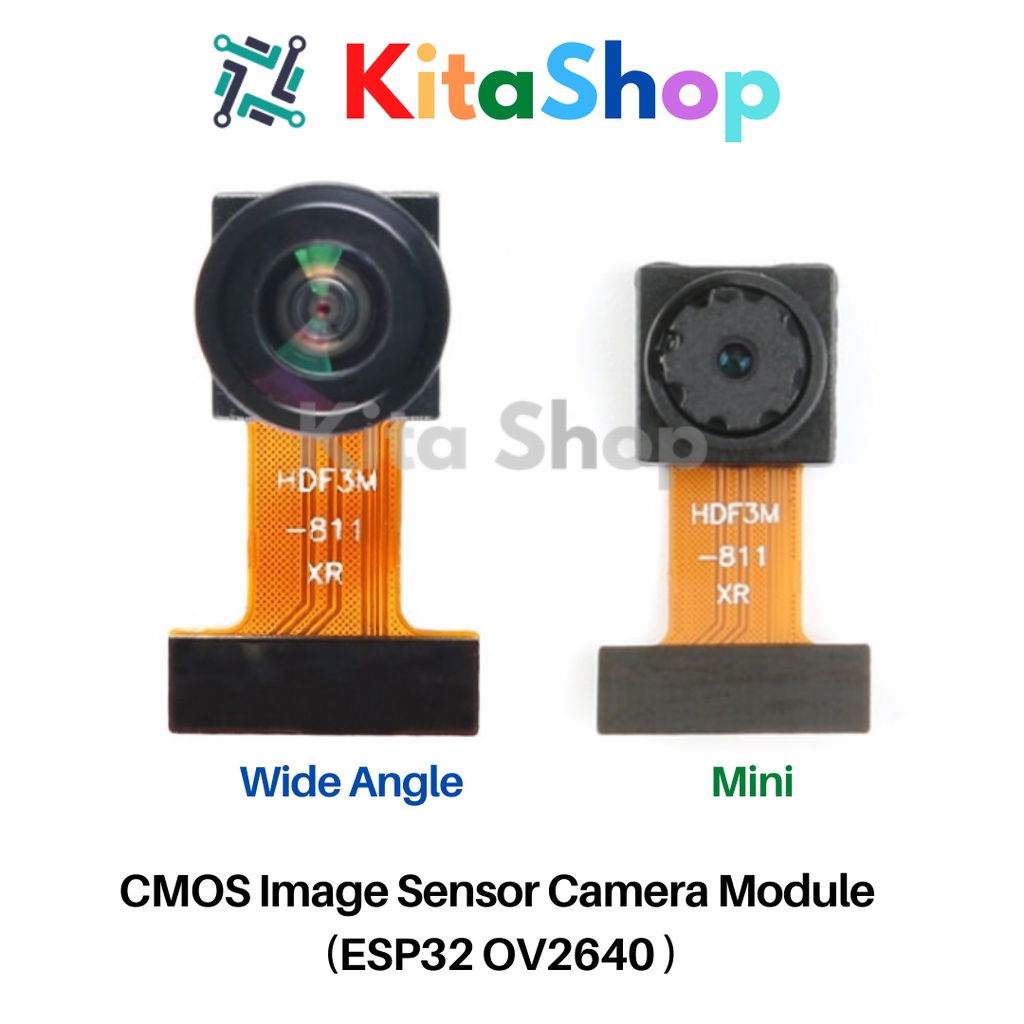 CMOS Image Sensor Camera Module (ESP32 OV2640 , Mini or Wide Angle ...