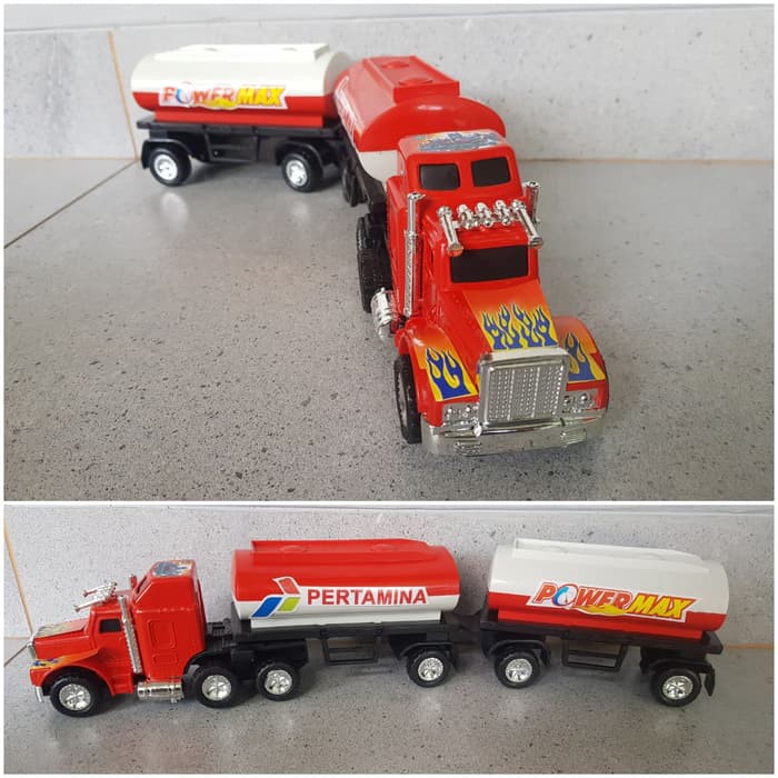Pertamina Tank Truck Car Toy - Diecast Pertamina Truck Car | Shopee ...
