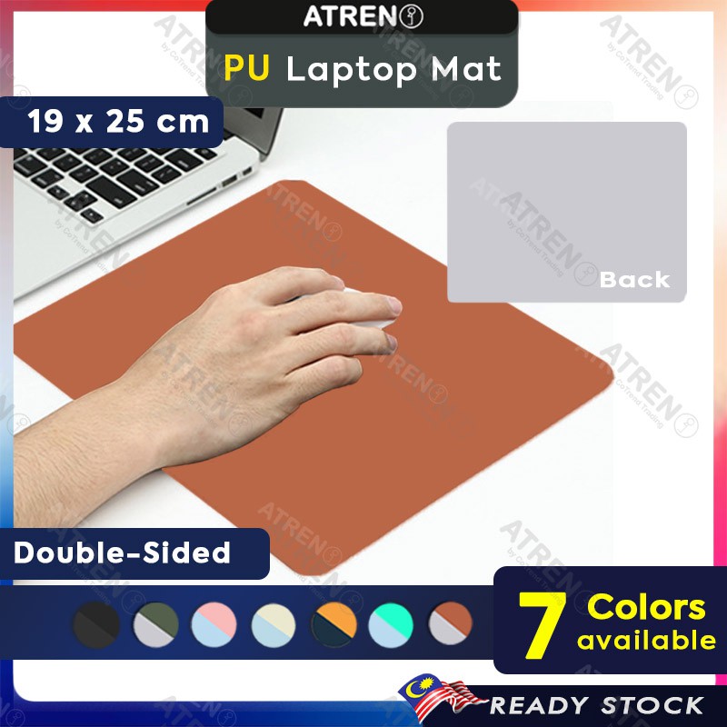 Desk Mat Lapik Meja PU Leather Large Mousepad Table Laptop Mat Belajar ...