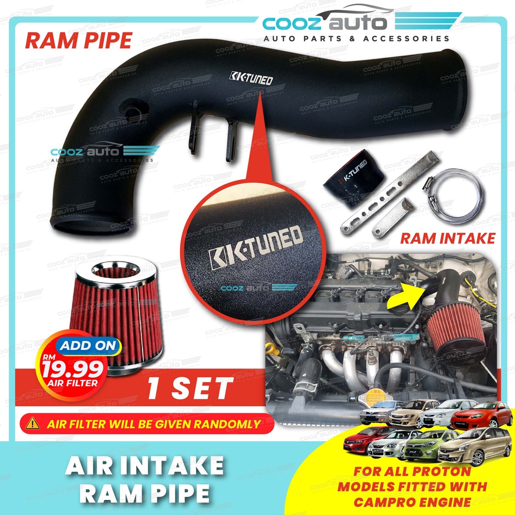 Proton Campro Engine K-Tuned Air Intake Ram Pipe Rampipe | Shopee Malaysia