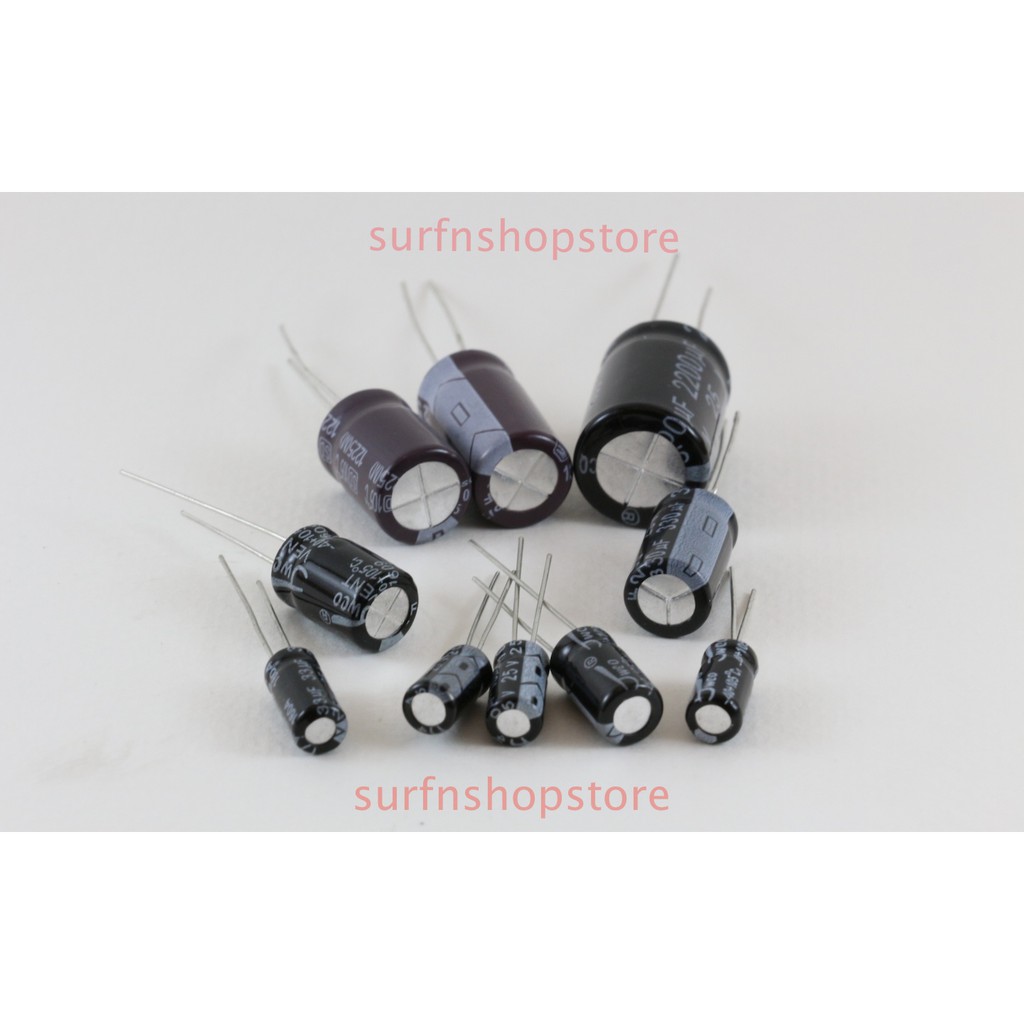 25V Electrolytic Capacitor 10 uF – 2200 uF ( 1 pc ) | Shopee Malaysia