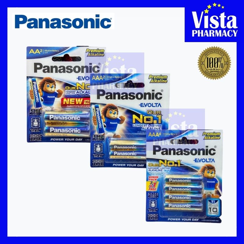 Panasonic Elovta Alkaline Battery 1.5v ( AA2 / AAA2 / AAA4 ) | Shopee Malaysia