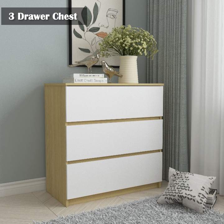 Brightening Stars Chest of Drawer with 3 Layer Drawer Storage 3 Tier ...