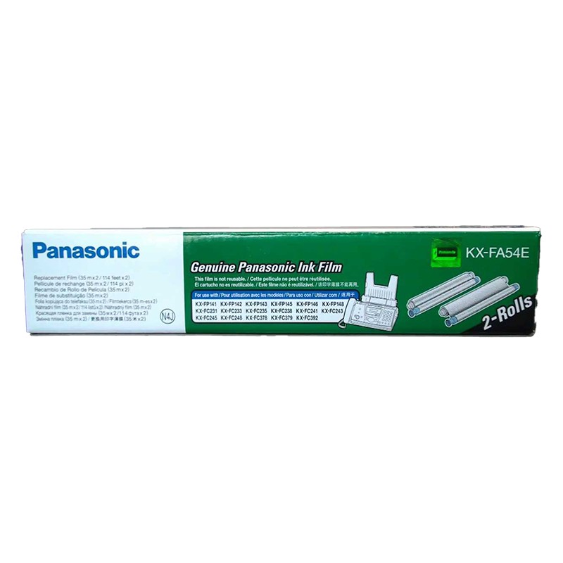PANASONIC original Genuine ink film KX-FA54E / 1 box 2 rolls / made in ...
