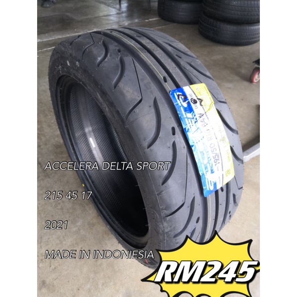 NEW TAYAR ACCELERA 215 45 17 DELTA SPORT 651 | Shopee Malaysia