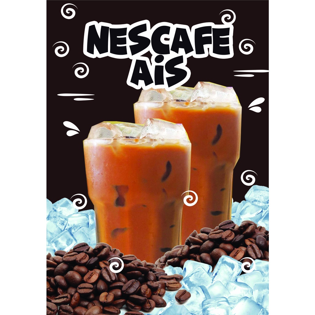 STICKER AIR BALANG SAIZ A4⭐MURAH⭐BOLEH EDIT INFO, AIR JUS BUAH BAZAR ...