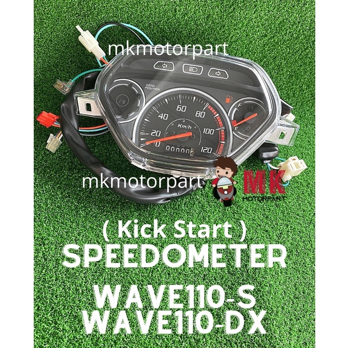 [ KICK START ] Honda Wave110 DX / Wave110S Meter Assy Wave 110DX / Wave ...