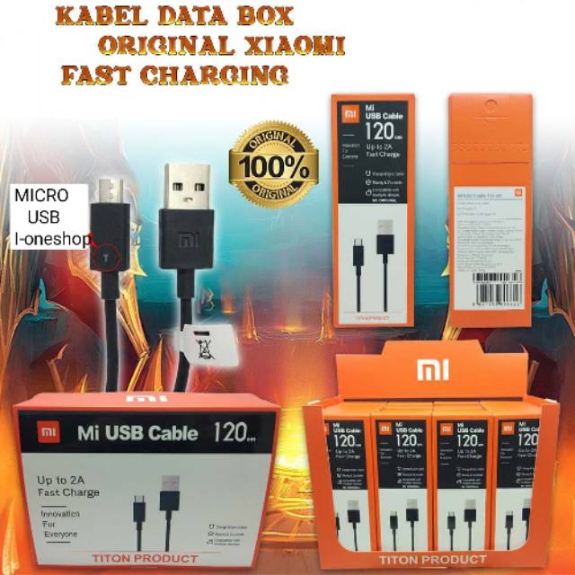 Xiaomi Data Cable (support Fast Charging) | Shopee Malaysia