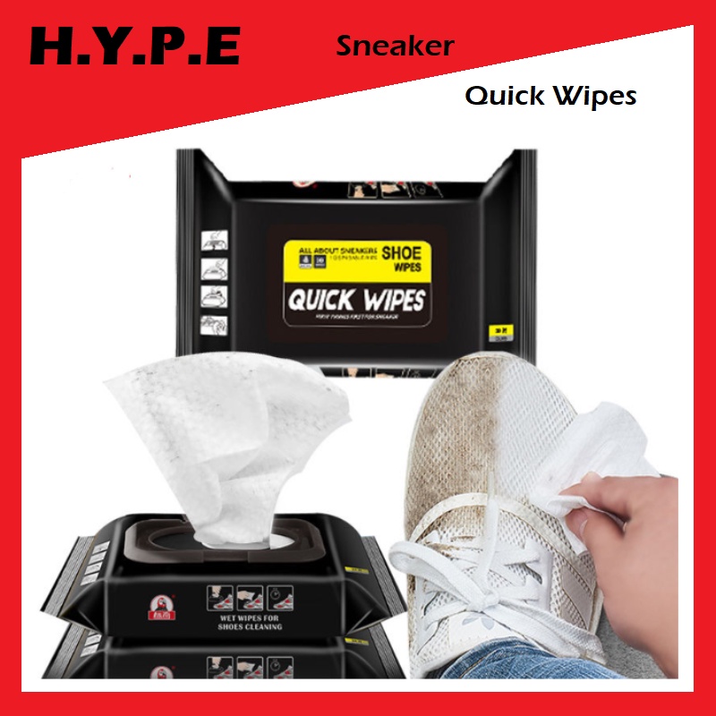 Sneaker Shoe Quick Wipes / Quick Cleaning Wipes | Shopee Malaysia