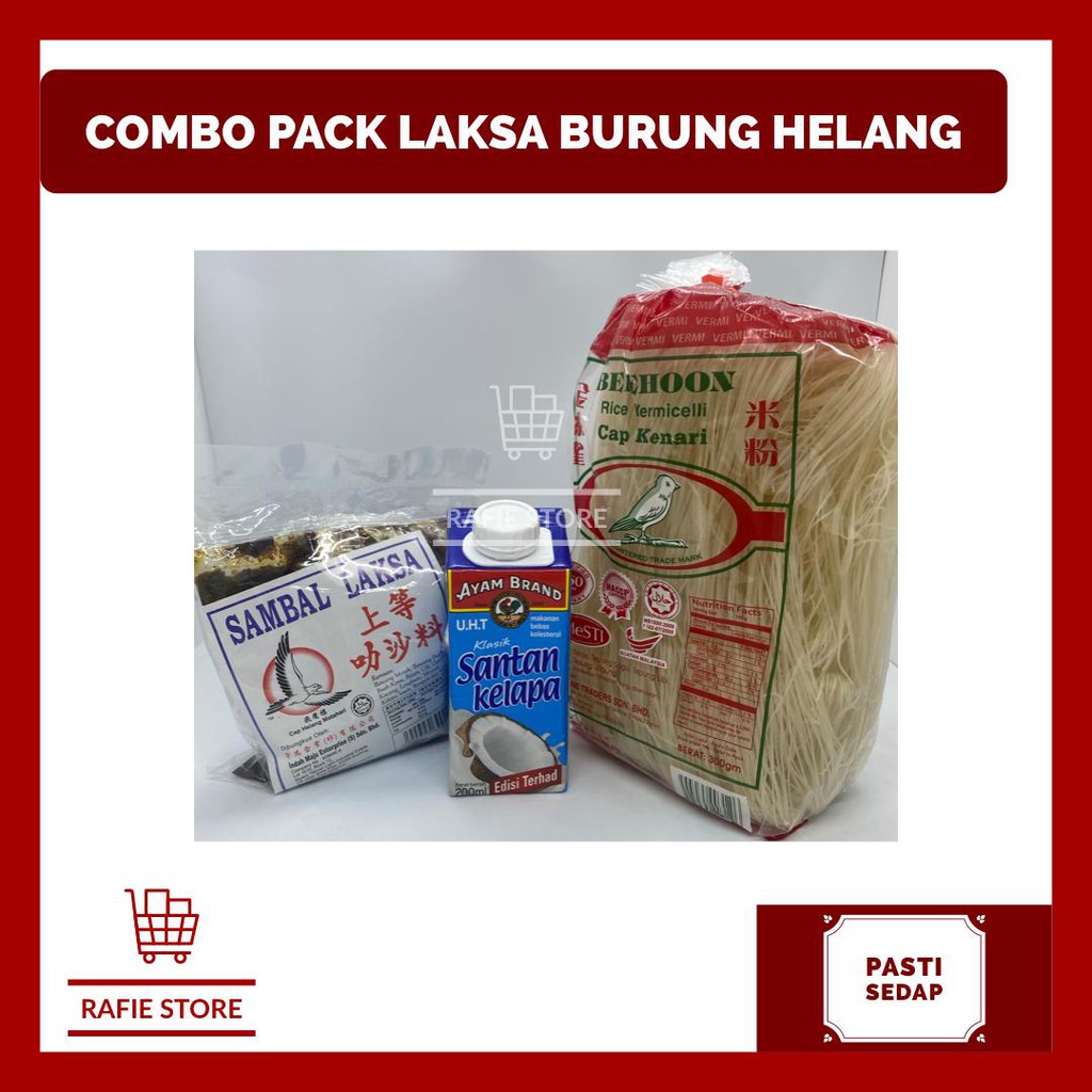 Kombo Pek Pes Sambal Laksa Sarawak Cap Helang Matahari | Shopee Malaysia