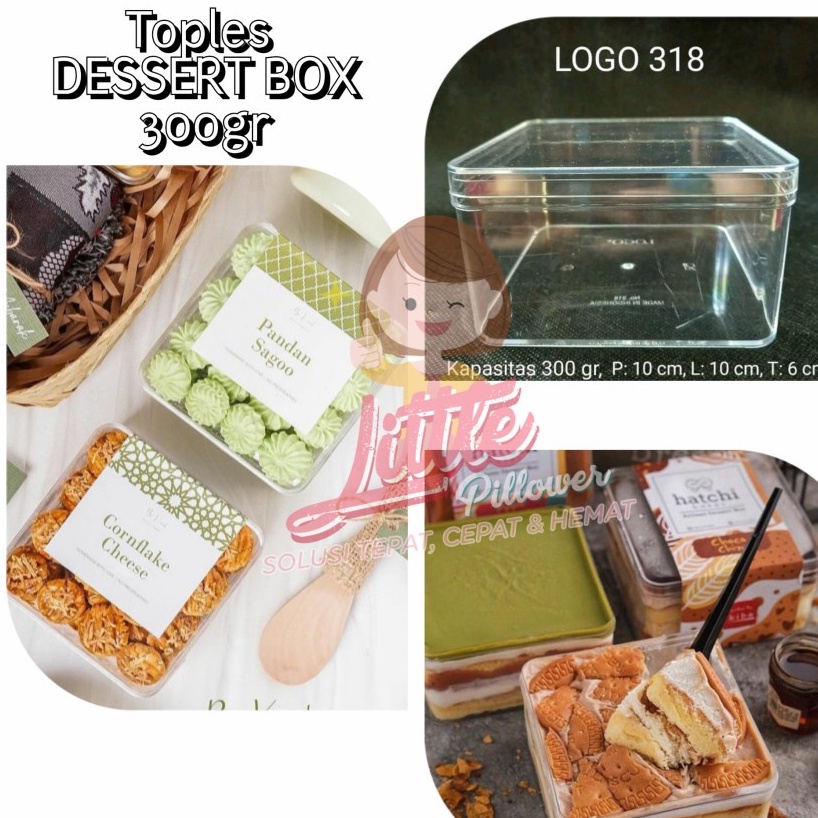 12 Pcs Logo Jar 318 Jar Dessert Box 300gr Jar Tube Cake Jar Food Jar ...