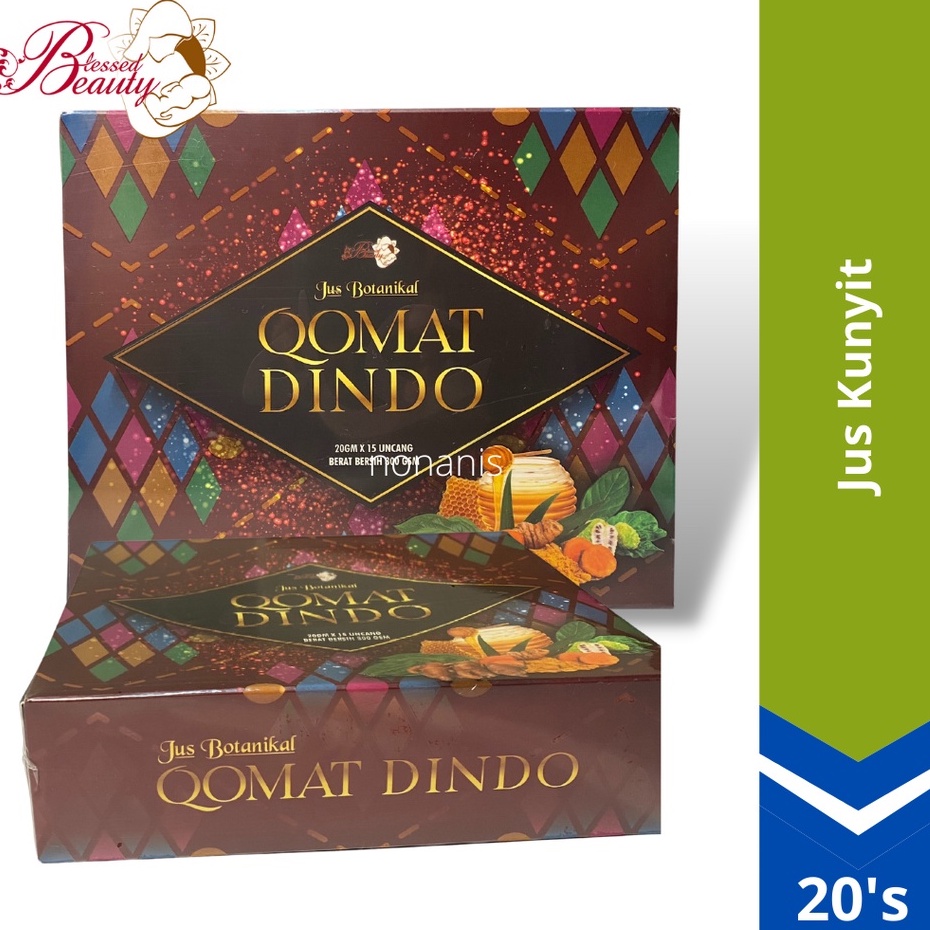 Qomat Dindo BBC Blessed Beauty Jus Kunyit dan Cekur Komat Dinda ...