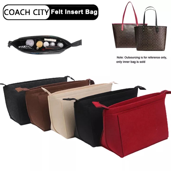 Fits C City Tote Felt Insert Bag Cosmetic Bags Handbag Inner Purse ...
