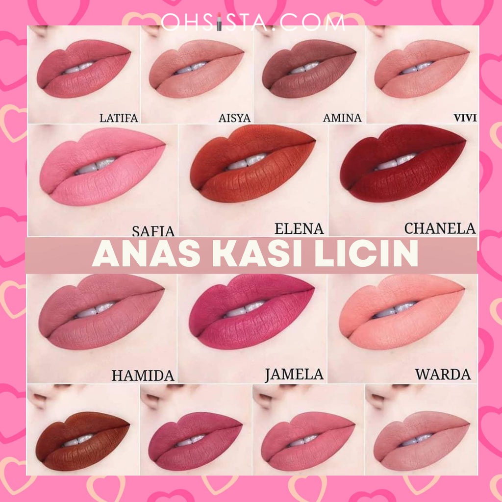 ANAS LIQUID LIPSTICK LIPMATTE ANAS KASI LICIN ANASISM | Shopee Malaysia