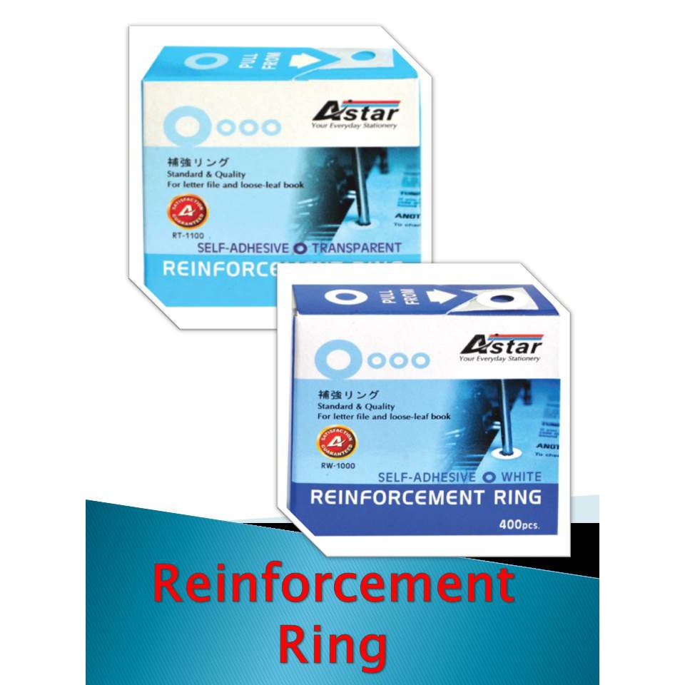 (ESA)ASTAR REINFORCEMENT RING(WHITE /TRANSPARENT) | Shopee Malaysia