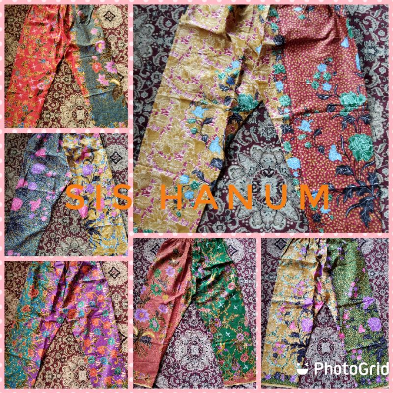 SELUAR BATIK BEPOKET ZIP BATIK PANTS MUSLIMAH PANTS | Shopee Malaysia