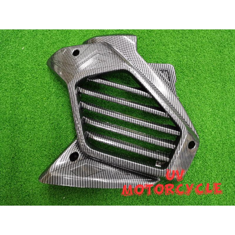 Yamaha NVX155 V2 RADIATOR COVER CARBON NVX2021 NVX V2 COOLANT COVER CF ...