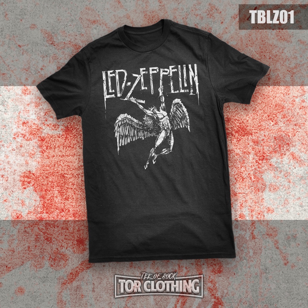 T-shirt Led Zeppelin - Angel - Band Rock - Ready Stock (TBLZ01) Tor ...