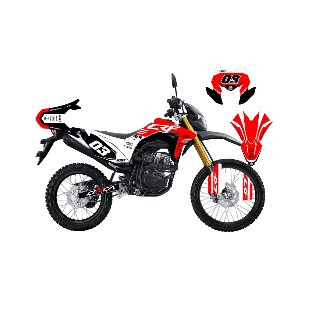 Honda CRF 150l Sticker Decal | Crf sticker decal | Shopee Malaysia