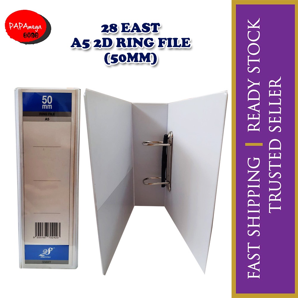 28 EAST 2D RING FILE (A5 SIZE)/50 MM | Shopee Malaysia