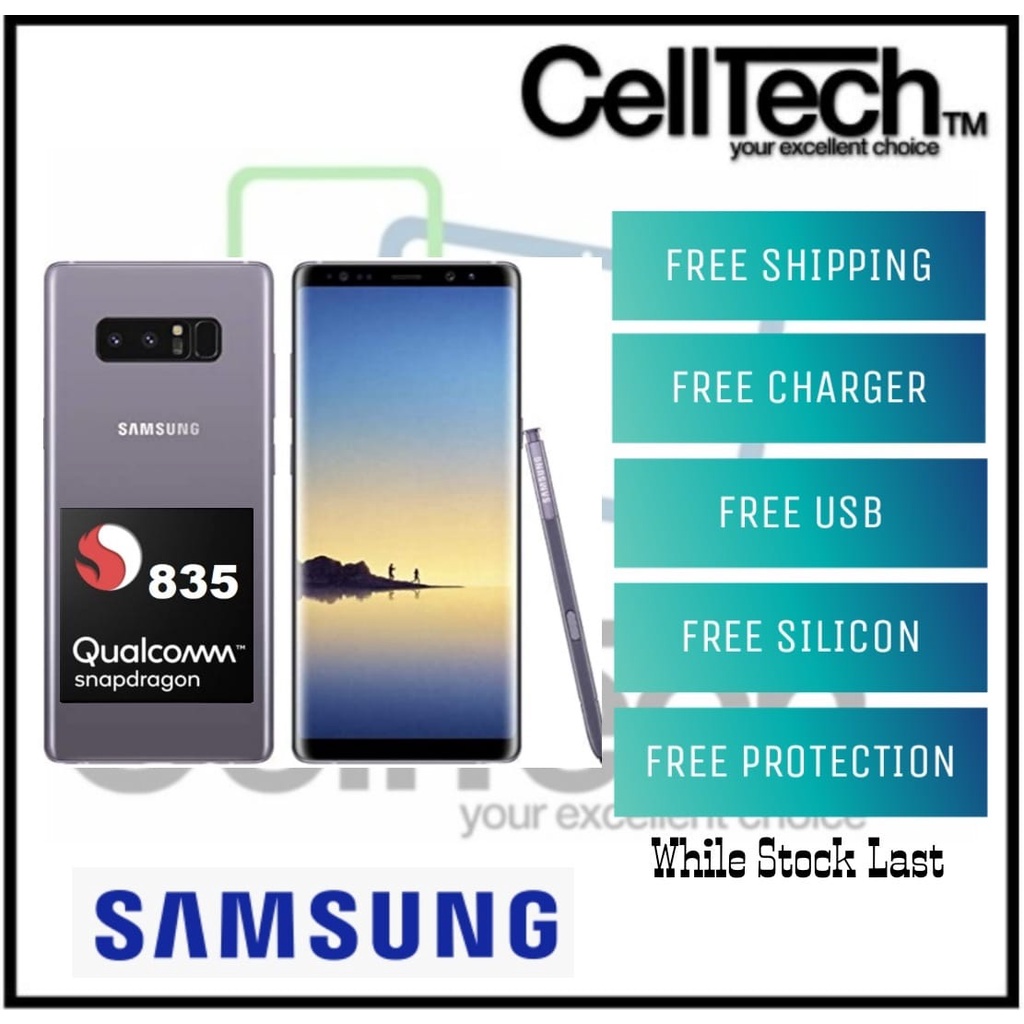 ORIGINAL USED SAMSUNG NOTE 8 (N950) (6+64) - IMPORTED | Shopee Malaysia