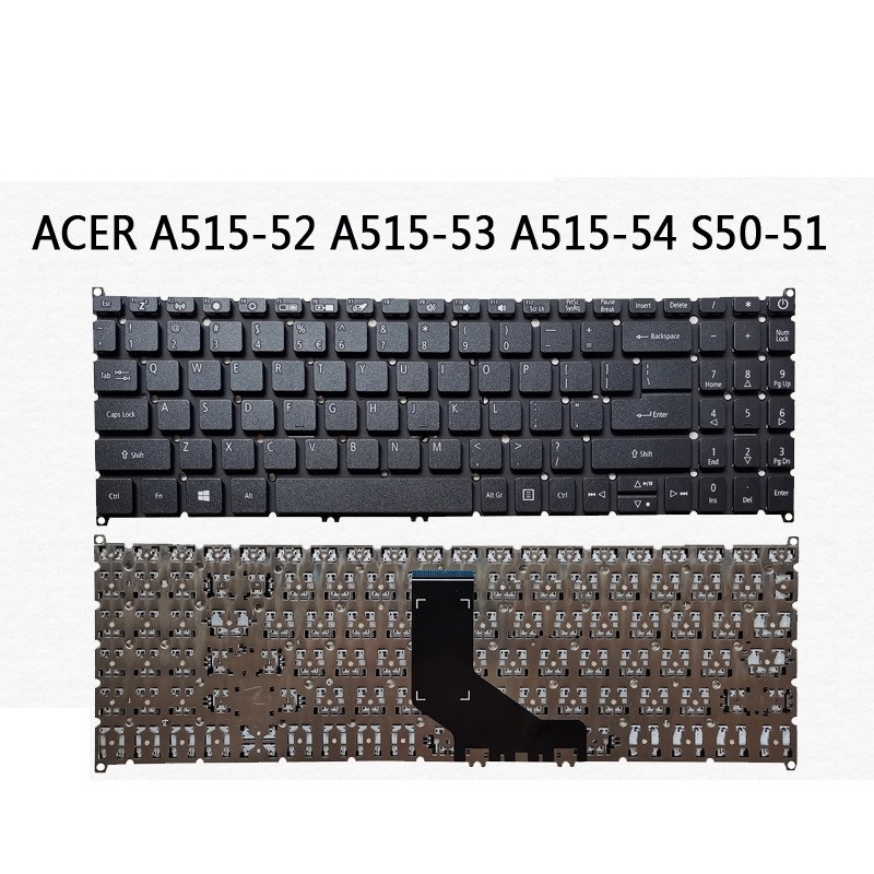 Acer Aspire A515-53 A515-52 A515-54 S50-51 EX215-51 Laptop Keyboard ...
