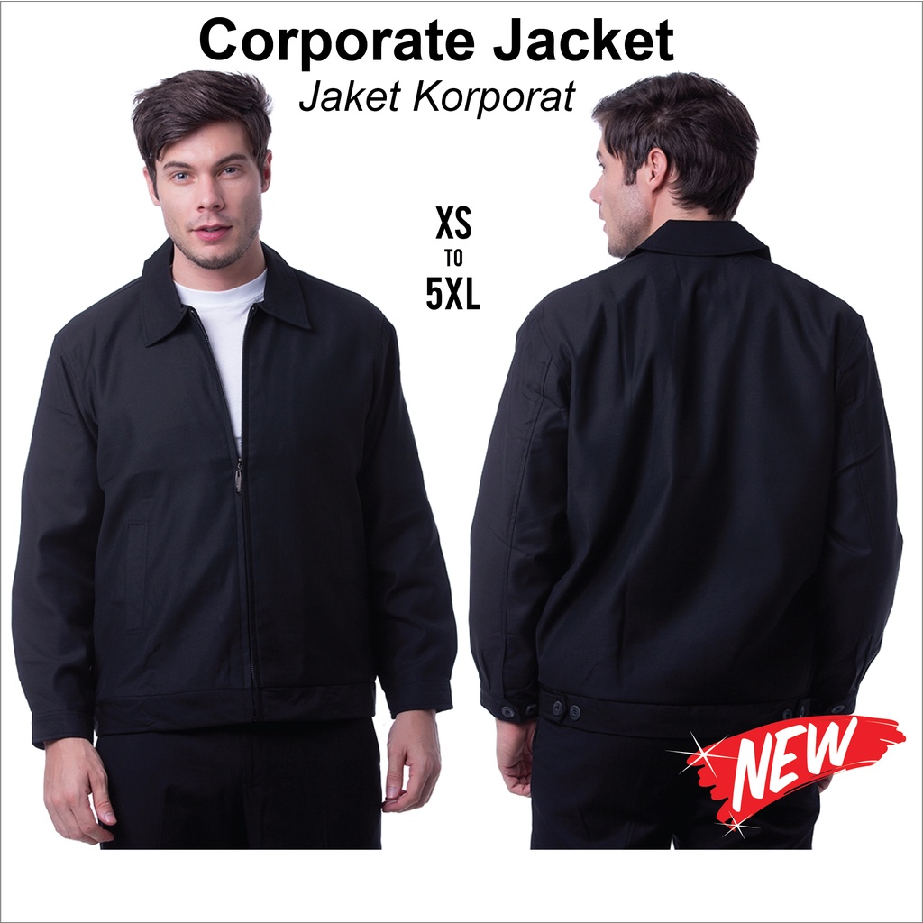 Jaket Korporat Hitam Corporate Jacket Black Jaket Eksekutif Executive ...