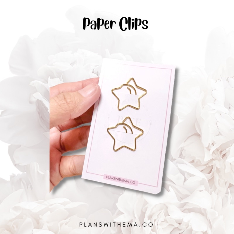 Gold Star Paper Clips | Shopee Malaysia