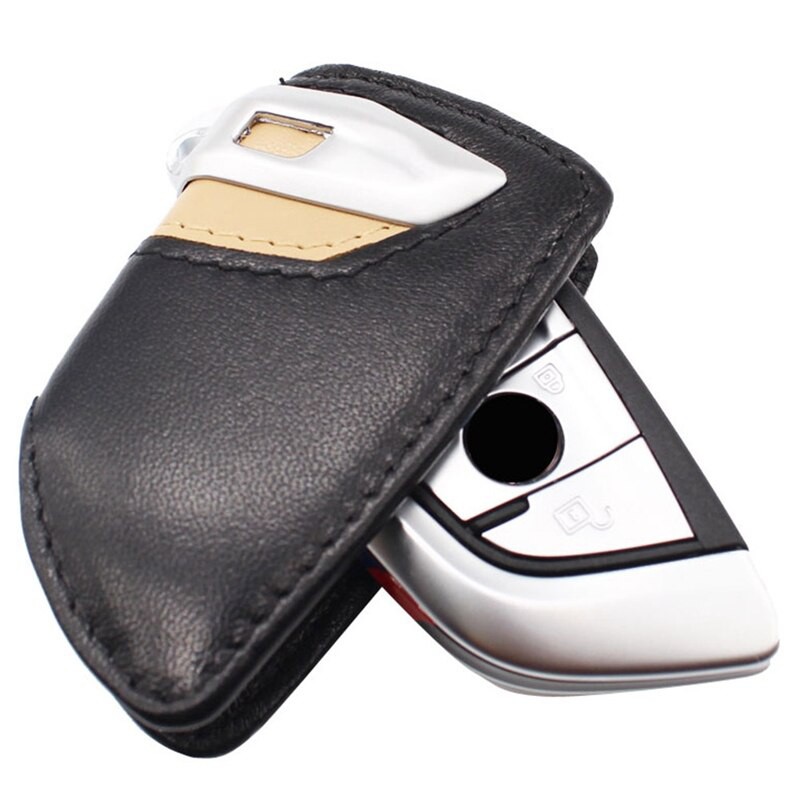 Car Leather Key Case for BMW M Performance M3 M5 G30 F48 F15 F16 F10 ...