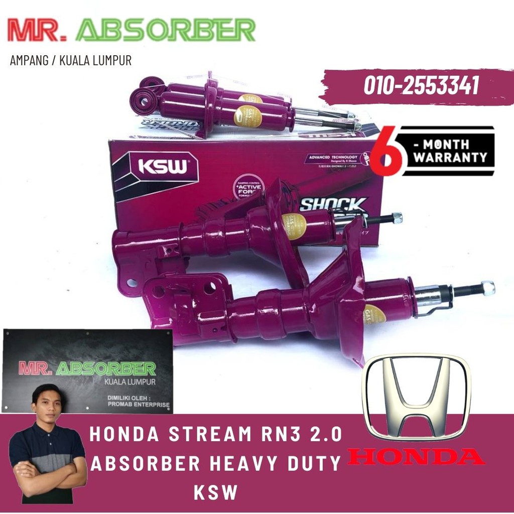 ABSORBER HEAVY DUTY KSW HONDA STREAM RN3 2.0 | Shopee Malaysia