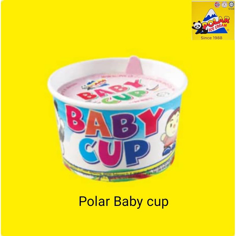 Polar Baby cup 60ml Ice Cream (Chocolate/Vanilla/Strawberry/Yam) - 24 ...