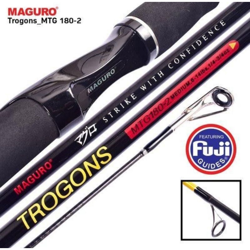Maguro Polygons fishing rod | Fuji full Ring | Connect 2 | Galatama ...