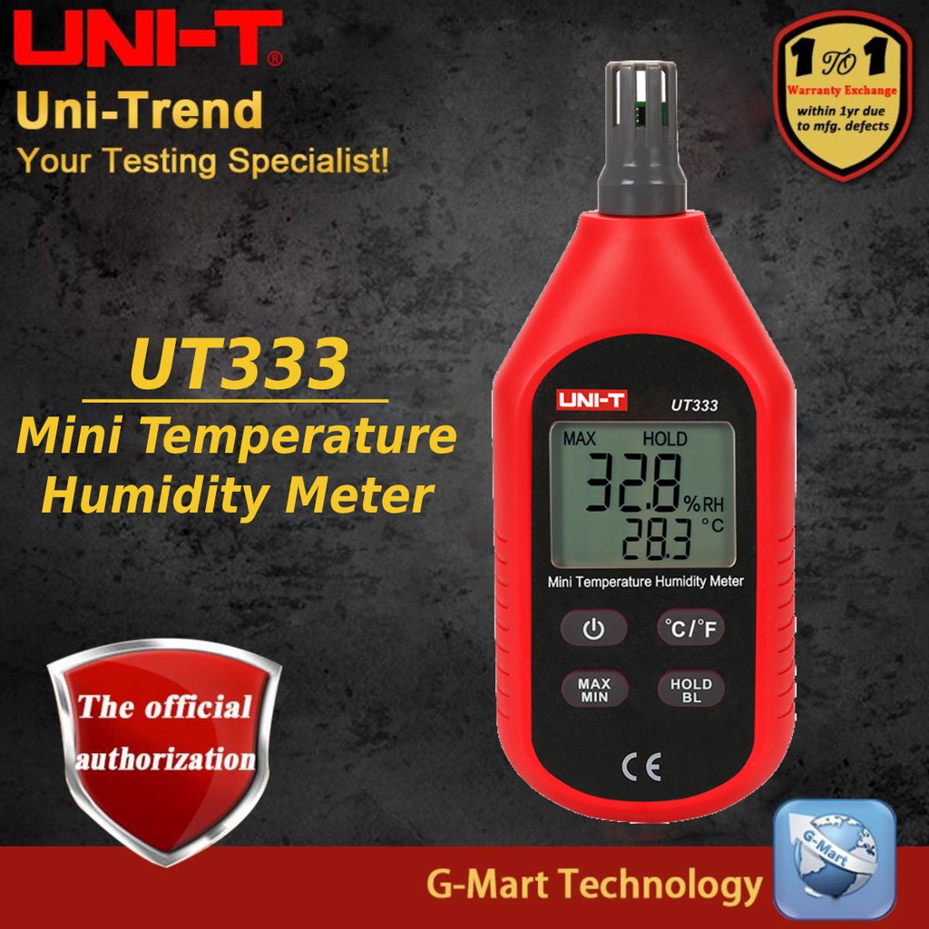 UNI-T UT333 Mini Temperature Humidity Meter | Shopee Malaysia