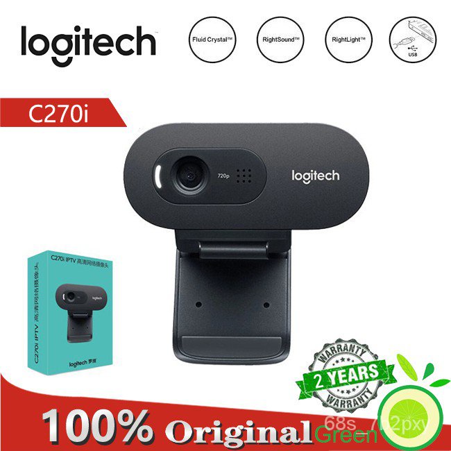 Logitech C270i HD Mini Camera USB2.0 Microphone | Shopee Malaysia
