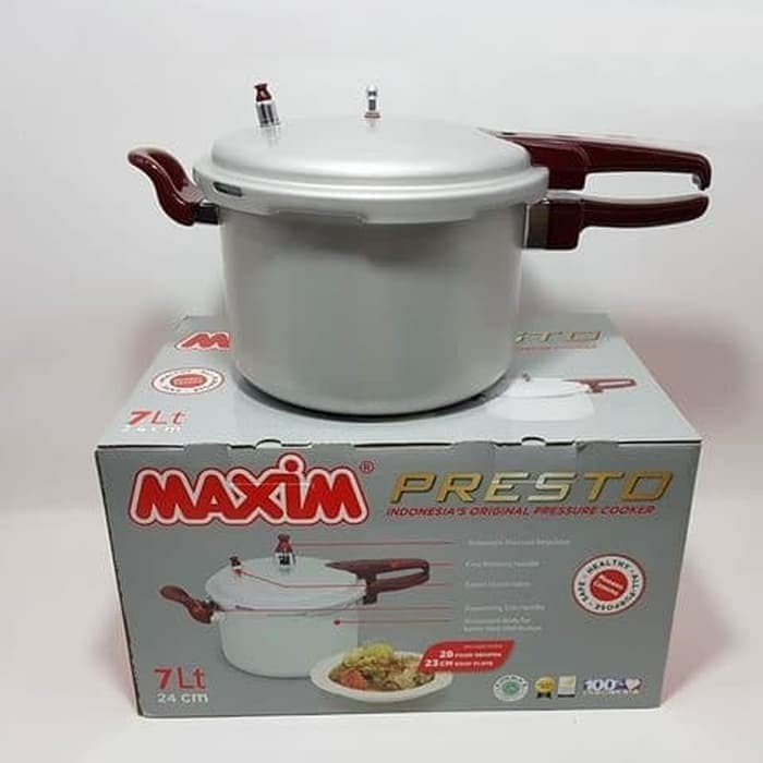 Maxim 7 Liter Pressure Cooker 24cm Pressure Cooker High Pressure ...