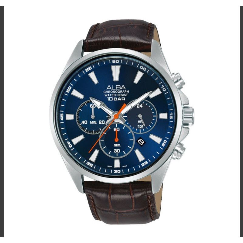 Alba chronograph men watches vd53-x357 | Shopee Malaysia