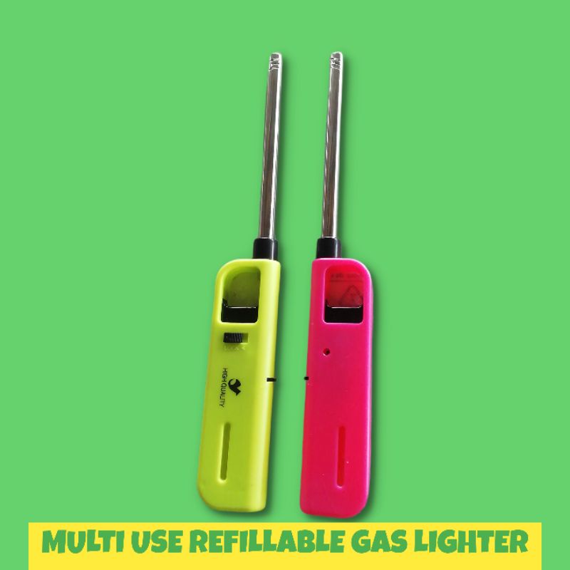 MULTI USE REFILLABLE GAS LIGHTER PEMETIK API PANJANG DAPUR | Shopee ...