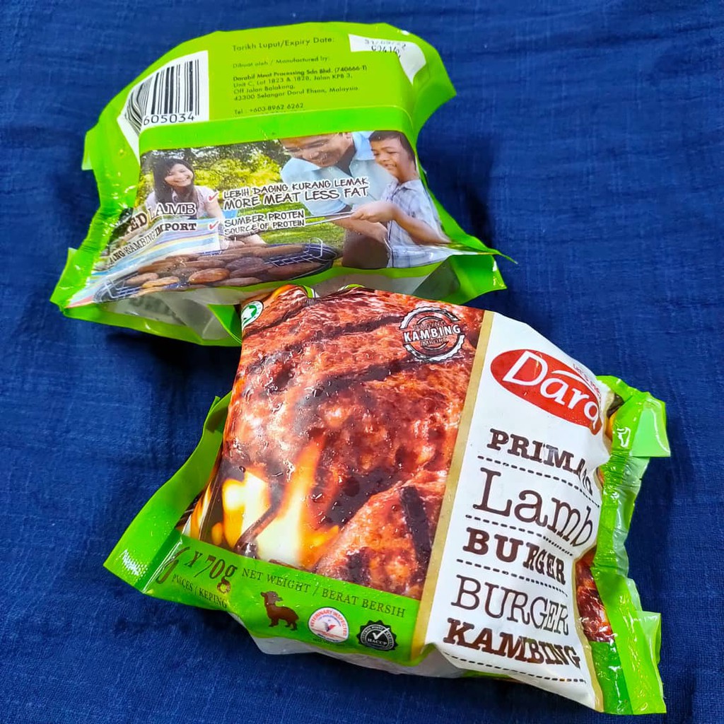 DARA Premium Burger Patty Daging HALAL Frozen 100% Meat | Shopee Malaysia