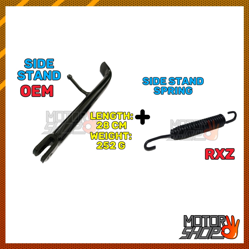 YAMAHA RXZ/ LC135 SIDE STAND /SPRING Tongkat (Long) for LC135 SRL Y15 ...