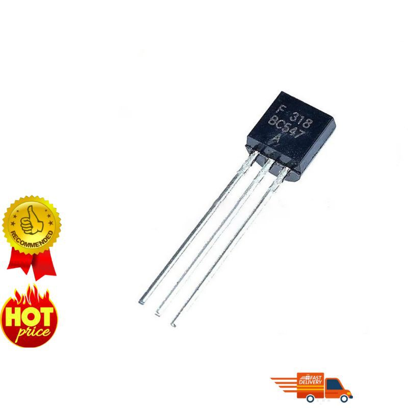 🔥READY ITEMS💥BC547B BC547 100MA 45V TO-92 transistor | Shopee Malaysia